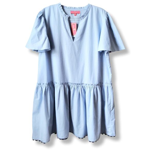 Simply Southern | Dresses | Simply Southern Light Blue Mini Dress L ...